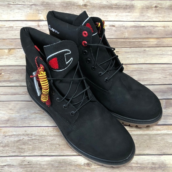 Timberland | Shoes | Timberland X Champion 6 Inch Premium Black | Poshmark